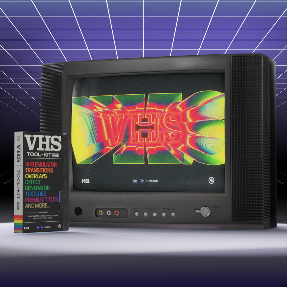 VHS Scanimate Titles After Effects Template – SOURCE LAB