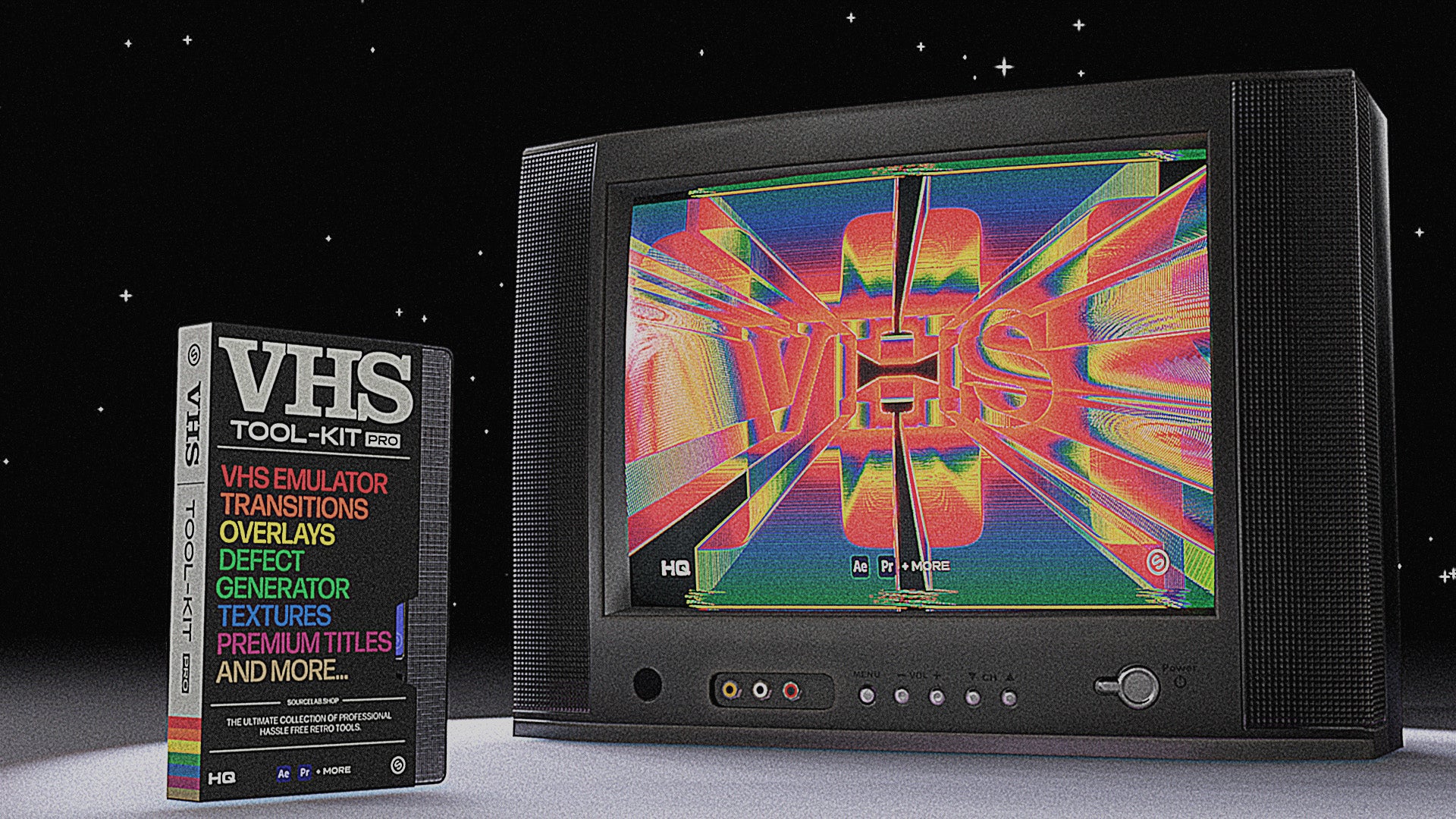 VHS Emulator – Textures | Transitions | After Effects & Premier Pro ...